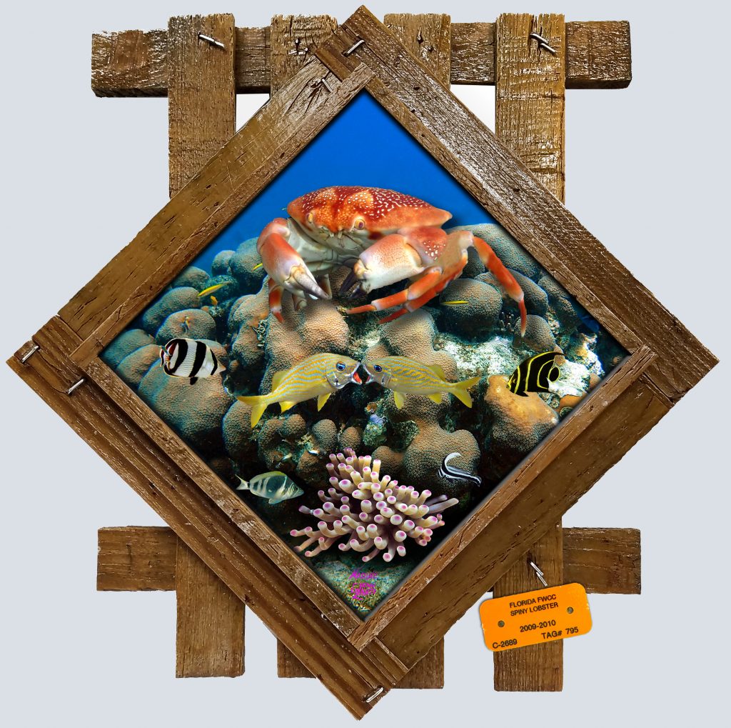 "Bat Crab and Friends" | Lobster Trap Art