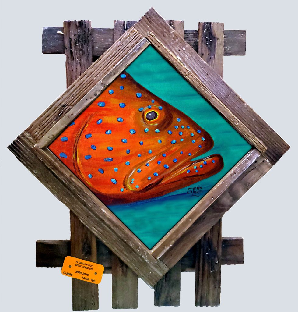 "Coral Grouper" | Lobster Trap Art